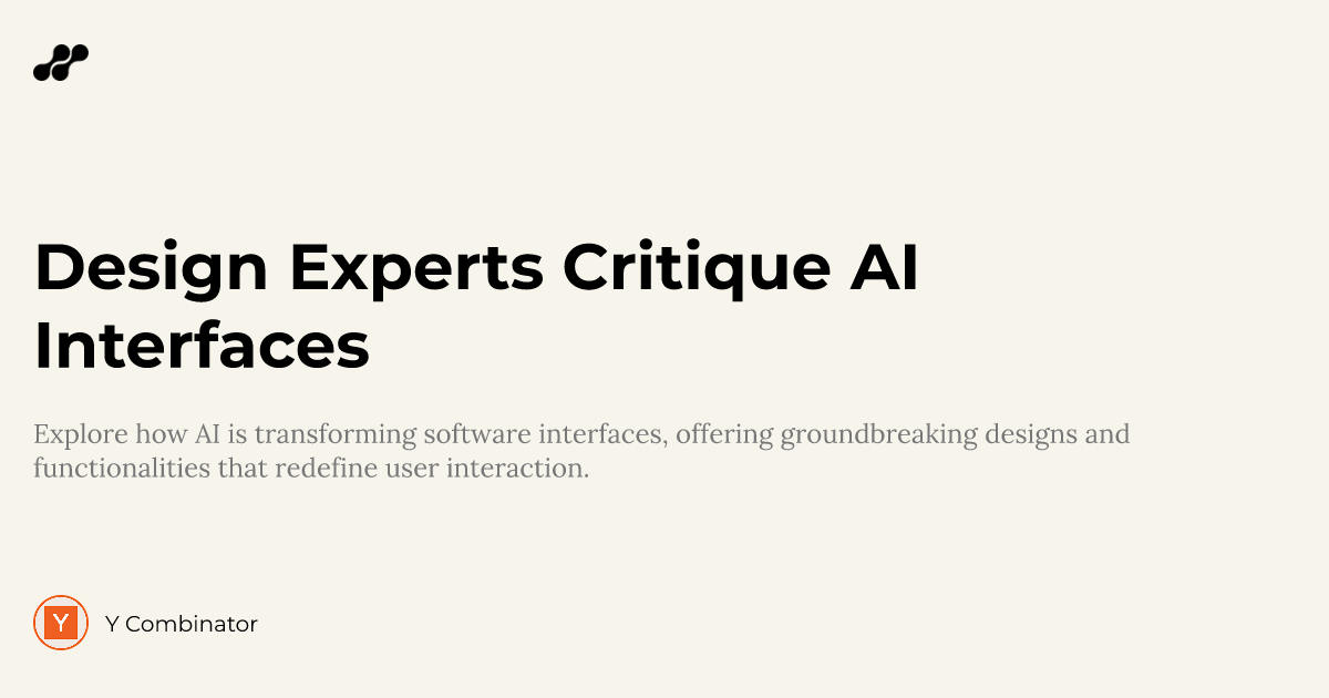 Design Experts Critique AI Interfaces | Verved
