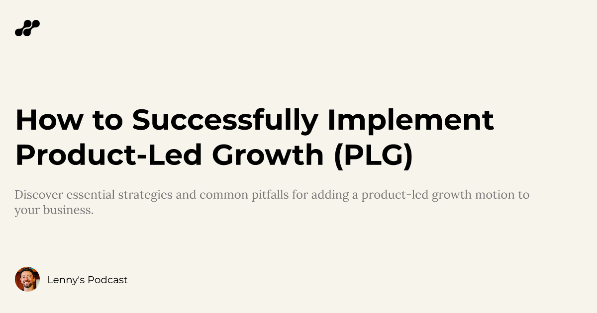 How to Successfully Implement Product-Led Growth (PLG) | Verved