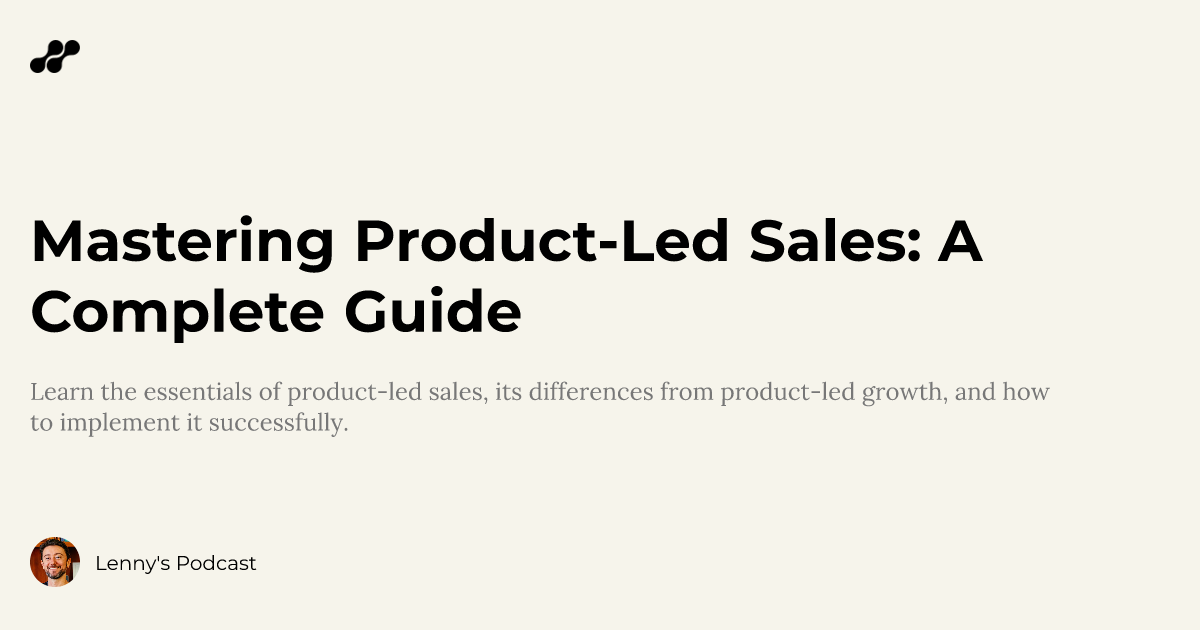 Mastering Product-Led Sales: A Complete Guide | Verved