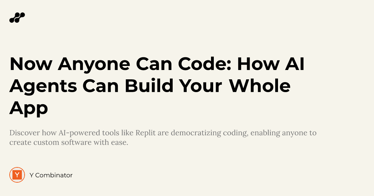 Now Anyone Can Code: How AI Agents Can Build Your Whole App | Verved