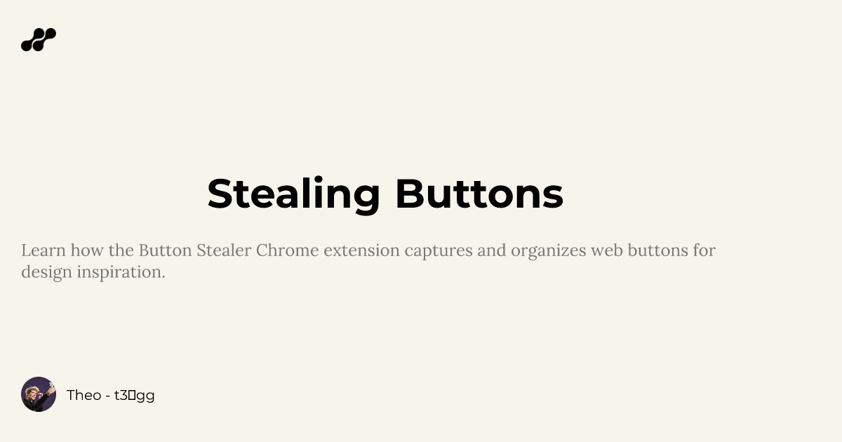 Stealing Buttons | Verved