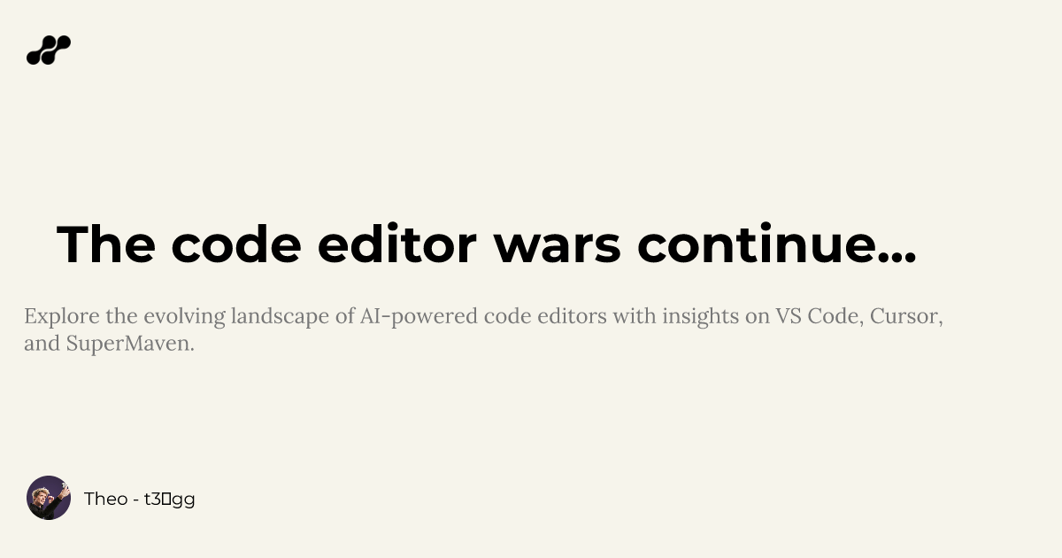 The code editor wars continue... | Verved