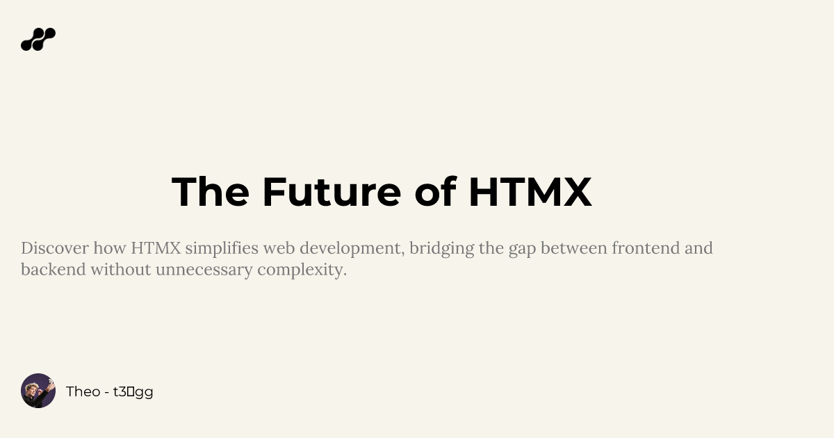 The Future of HTMX | Verved