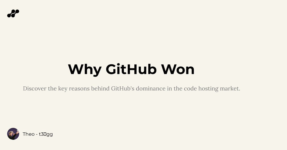 Why GitHub Won | Verved