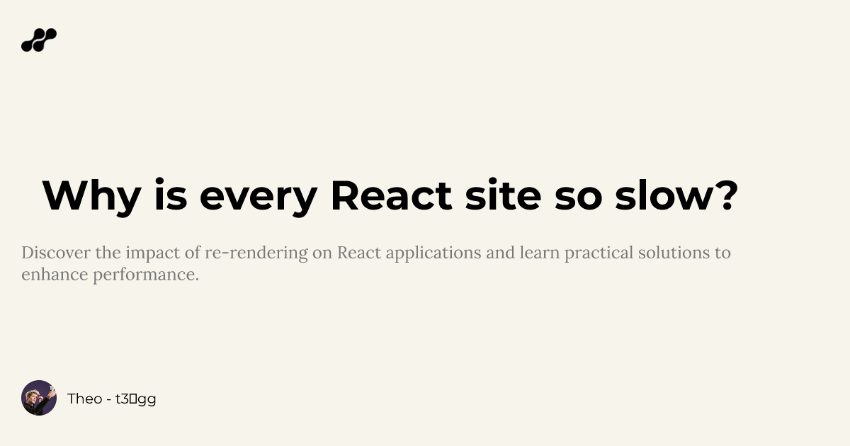Why is every React site so slow? | Verved
